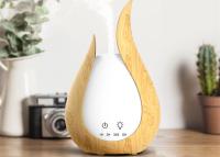 China Wood Grain Aroma Diffuser Colorful Night Light Air Purifying Essential Oi for sale