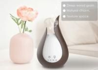 China Wood Grain Aroma Diffuser Colorful Night Light Air Purifying Essential Oi for sale