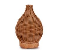 China 100ml Emulated Rattan Hollow Household Ultrasonic Aroma Diffuser Humidifier for sale