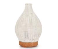 China 100ml Emulated Rattan Hollow Household Ultrasonic Aroma Diffuser Humidifier for sale