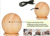 China 130ml Creative Wooden USB Portable Mini Colorful Cool Mist Car Humidifier for sale