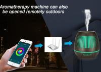 China 400ml WIFI Air Aromatherapy Machine Essential Oil Wood Grain Cold Fog Humidifier for sale