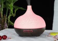 China 400Ml Ultrasonic Cool Mist Humidifier Electric Aroma Diffuser With 7 Led Color Crack Aroma Diffuser for sale