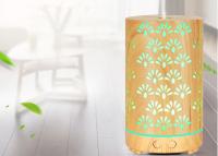 China 200ml Customized Essential Oil Air Diffuser Ultrasonic Aroma Humidifier With 7 Led Color for sale