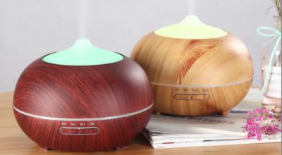 China Aromatherapy Humidifier Home Air Spray Mini Ultrasonic Multicolor wood Aromatherapy Lamp for sale