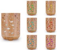 China 300ML Ocean Wood  hollow Ultrasonic Essential Oil Aroma Humidifier Air Scent Diffuser for sale