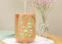 China 300ML Ocean Wood  hollow Ultrasonic Essential Oil Aroma Humidifier Air Scent Diffuser for sale