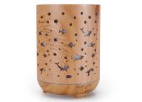 China 300ML Ocean Wood  hollow Ultrasonic Essential Oil Aroma Humidifier Air Scent Diffuser for sale