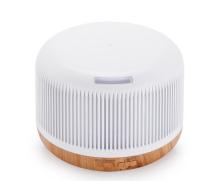 China Hollow Wood Aroma Diffuser 300ml Wood Grain Cool Mist Essential Oil Diffuser for sale
