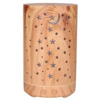 China 100ML Star Moon Essential Oil Wood Aroma Diffuser Cool Mist Humidifier Purifier for sale