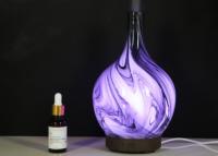 China 100ML Humidifier Home Aroma Diffuser 3D Glass  Aromatherapy Humidifier for sale