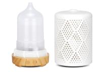 China 100ml Ceramic Aromatherapy Diffuser Desk Portable 24V Room Humidifier Mist Oil Diffuser for sale