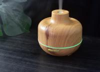 China Wood Grain Ultrasonic Aromatherapy Machine Interval Breathing Lamp Air Humidifier for sale