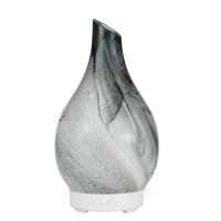 China 3D Watercolor Glass Cool Mist Humidifier Aromatherapy Diffusers With Color Light for sale