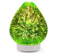 China Electric Ultrasonic 3D Glass Diffuser Essential Oil Cool Mist Humidifier Fragrance for sale