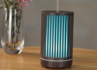 China Household Colorful Hollow Wood Grain Humidifier 200ML Silent Diffuser Machine Ultrasonic Atomizer for sale