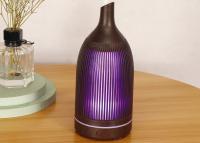 China 200ml Color Home Aroma Diffuser Wood Grain Cool Mist Humidifier For Essential Oils for sale