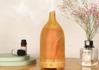 China 200ml Color Home Aroma Diffuser Wood Grain Cool Mist Humidifier For Essential Oils for sale