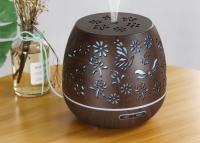 China 400ML Cool Mist Butterfly Flower Wood Grain Aroma Diffuser Spa Humidifier for sale