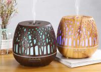 China 400ML Cool Mist Butterfly Flower Wood Grain Aroma Diffuser Spa Humidifier for sale