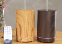 China 200ml Wood Grain Aroma Diffuser Essential Oil Humidifier With LED Lights for sale