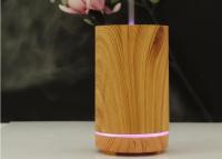China 200ml Wood Grain Aroma Diffuser Essential Oil Humidifier With LED Lights for sale