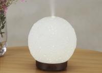 China 100Ml Ceramic Ultrasonic Silent Moon Shape Cool Mist Essential Oil Diffuser Humidifier for sale