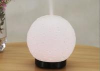 China 100Ml Ceramic Ultrasonic Silent Moon Shape Cool Mist Essential Oil Diffuser Humidifier for sale