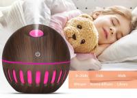 China 130ml Aromatherapy Portable Mini Wood Scent Car USB Humidifier for sale