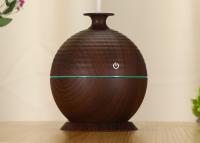 China 130ML Wood Grain Ultrasonic USB Air Humidifier Diffuser Aromatherapy With 7 Color Led Light for sale
