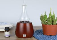 China Real Wood Home Nebulizer Glass Diffuser 70ML Decorative Fagrance Oils Nebulizer for sale