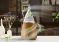 China Real Wood Home Nebulizer Glass Diffuser 70ML Decorative Fagrance Oils Nebulizer for sale