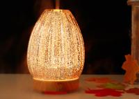 China Flower Bud Shaped 3D Glass Diffuser Aroma Humidifier Egg Shaped Essential Oil Diffuser for sale