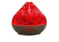 China 3D Glass Firework Pattern Aroma diffuser Ultrasonic essential oil Humidifier air purifier for sale