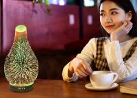 China 100ml Glass Aromatherapy Humidifier New Design Colourful Ultrasonic Air Diffuser for sale