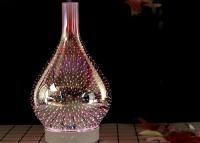 China LED Light Aroma Difuser Ceramic Glass Of Aromatherapy Essential Oil Diffuser Ultrasonic Humidifier for sale