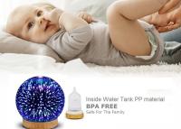 China 100ml Glass Diffuser 7 color light exquisite glass ball shape household aro matherapy machine for sale