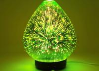China 3d glass Aroma Diffuser fireworks ultrasonic cold fog humidifier essential oil aroma diffuser for sale