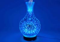 China Remote Humidification 3D Firework Glass Essential Oil Aroma Diffuser 7 LED Color Night Light for sale