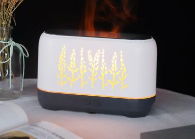 China Flame Humidifier 2 Spray Modes & 3 Timer Settings Air Humidifier Essential Oil Diffuser with Night Light for sale