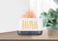 China Flame Wood humidifier wet air oxygen facial humidification with LED light humidifier for sale