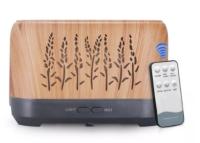 China Flame Wood humidifier wet air oxygen facial humidification with LED light humidifier for sale