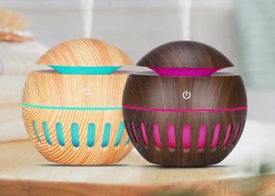 China 130ML Mini Wood Grain Ultrasonic Essential Oil Cool Mist Humidifier Home Office USB Water Diffuser for sale