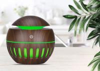 China 130ML Mini Wood Grain Ultrasonic Essential Oil Cool Mist Humidifier Home Office USB Water Diffuser for sale