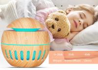 China 130ML Mini Wood Grain Ultrasonic Essential Oil Cool Mist Humidifier Home Office USB Water Diffuser for sale