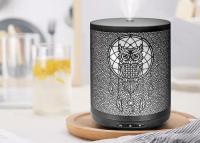 China 300ml 7 Led Color Options Room Ultrasonic Deffuser Humidifier Essential Oil Metal Aroma Diffuser for sale