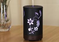 China 100ml Black Metal Cooper Mist Essential Oils Diffuser,Cool Water Air Humidifier with 7 color led chang for sale