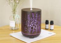 China 300ml Mini USB Negative Ion Wooden Aroma Diffuser With 7 Colors LED Lamp with Remote and WIFI for sale