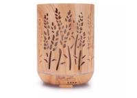 China 300ml Mini USB Negative Ion Wooden Aroma Diffuser With 7 Colors LED Lamp with Remote and WIFI for sale