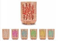 China 300ml Aroma Diffuser Light Wood Grain Essential Oil Diffuser Essential Home Air Humidifie for sale